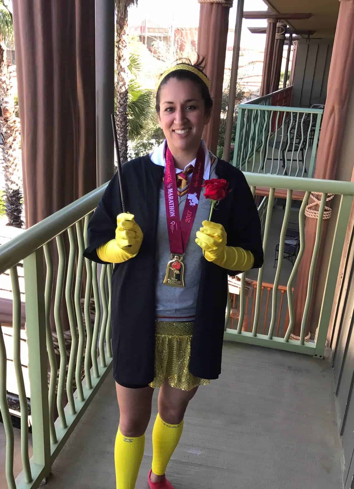 Hermione Belle Running Costume for Princess Half Marathon - Beauty and ...