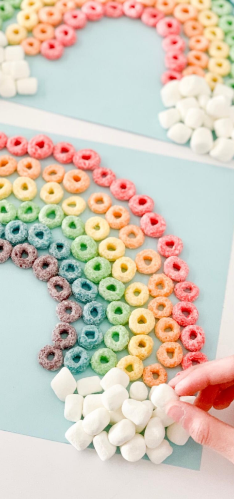 Edible St. Patrick's Day Rainbow Craft for Kids | Easy Rainbow Hack!