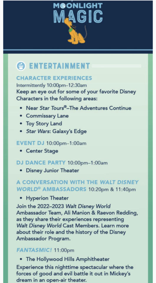 What to Expect at Disney Vacation Club Moonlight Magic 2025 - Lola ...
