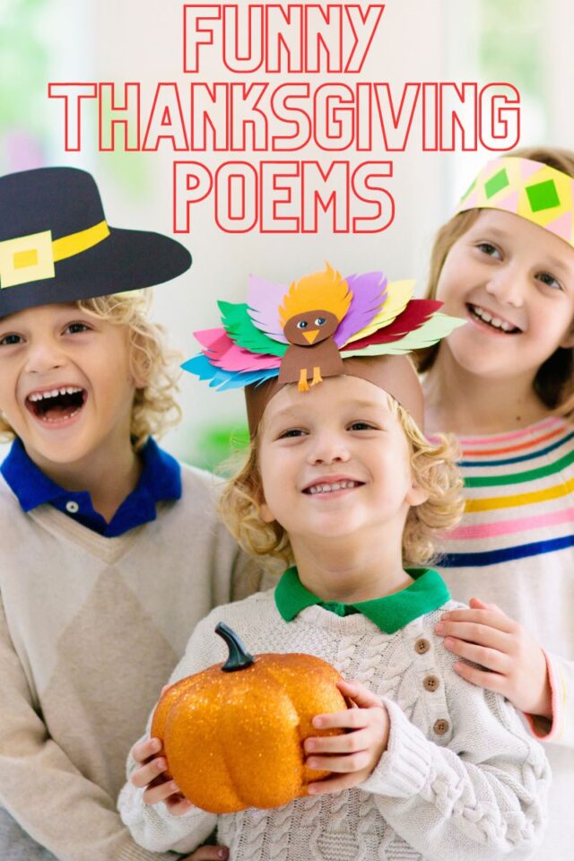 Funny Rhyming Thanksgiving Poems to Share - Lola Lambchops