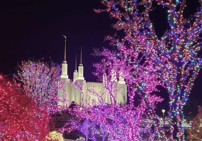 2024 Washington D.C. Temple Christmas Lights Details