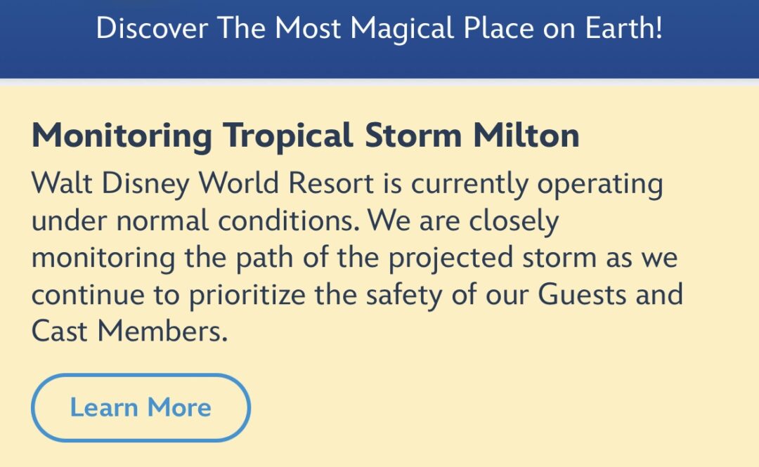 2024 Disney World Hurricane Policy: What to Do If You Have a Trip ...