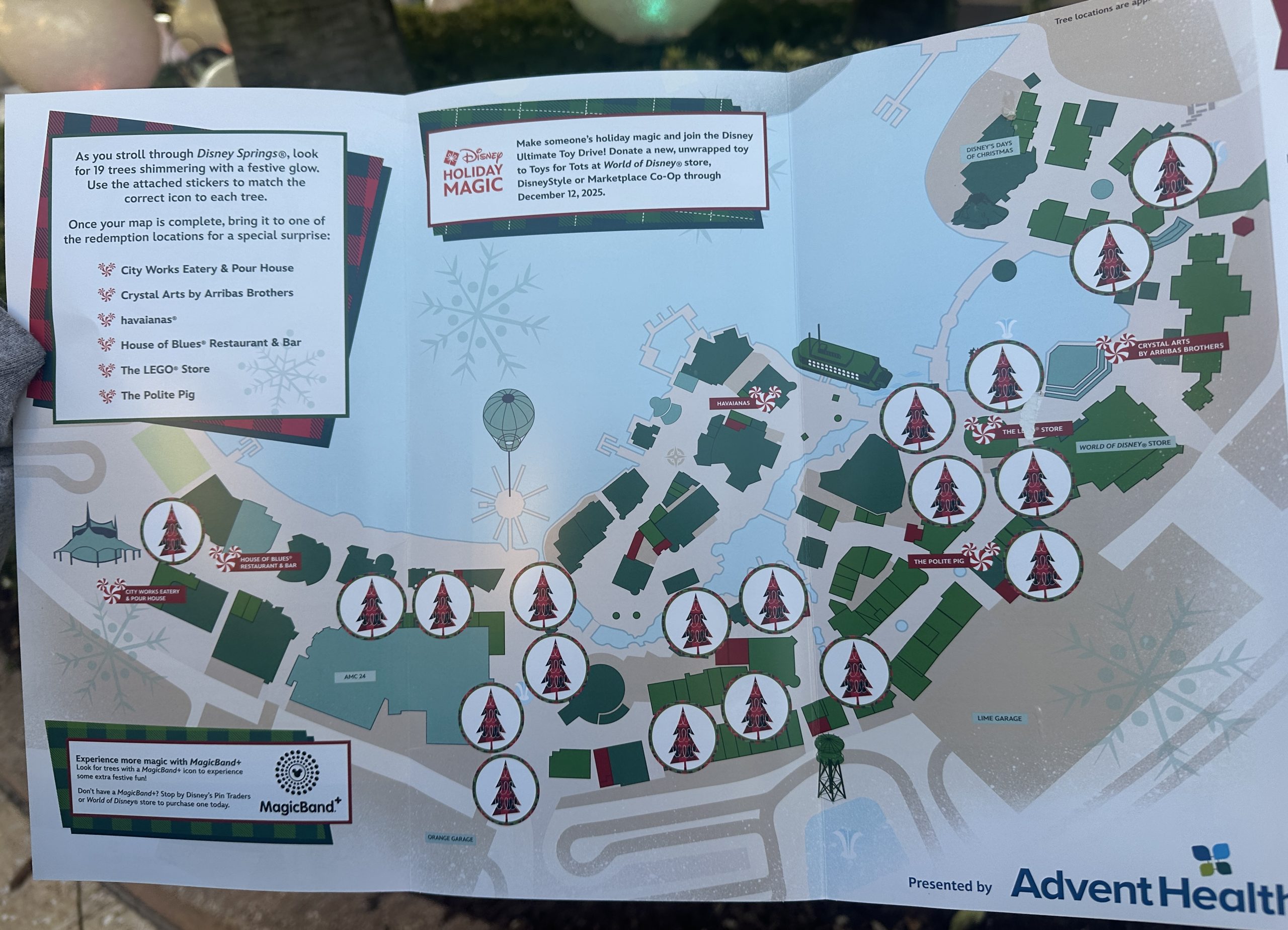 2025 Disney Springs Christmas Tree Stroll Answers and Locations - Lola ...